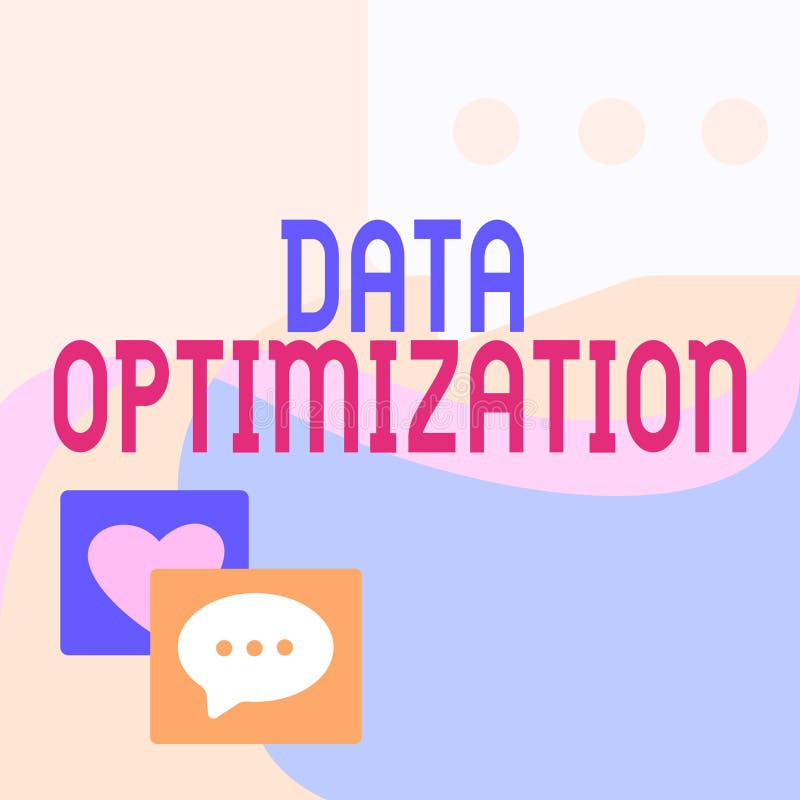 Inspiration Showing Sign Data Optimization. Internet Concept Process ...