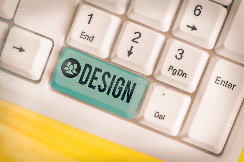 Handwriting Text Design. Concept Meaning Plan Drawing Produced To Show ...