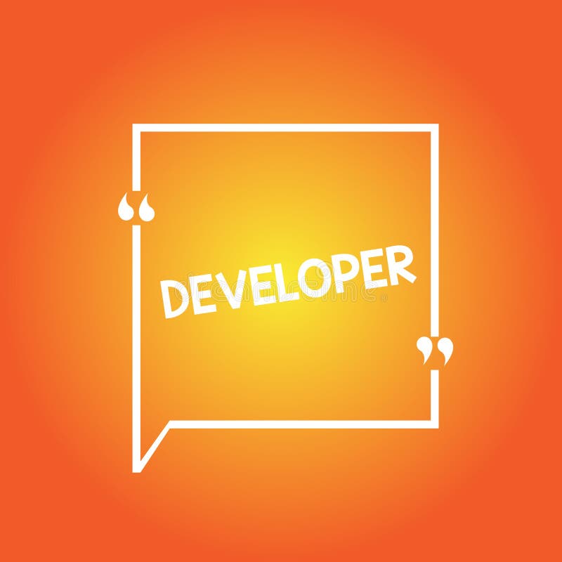 Handwriting Text Developer. Concept Meaning Demonstrating or Thing that ... Handwriting Text Developer. Concept Meaning Demonstrating or Thing that ...
