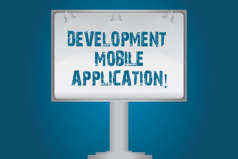 Handwriting Text Development Mobile Application. Concept Meaning ...