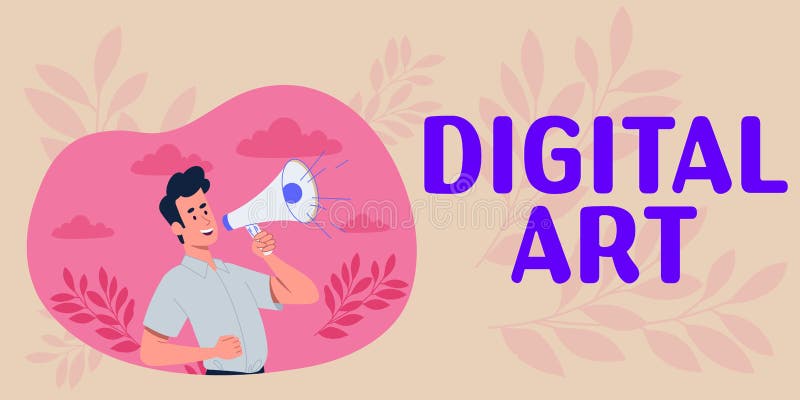 Handwriting Text Digital Art. Internet Concept Use of Skill and ...