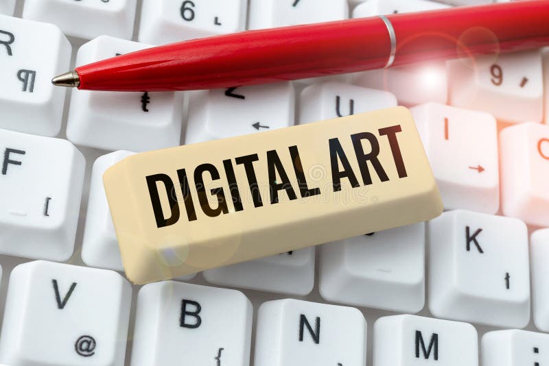 Handwriting Text Digital Art. Word for Use of Skill and Creative ...