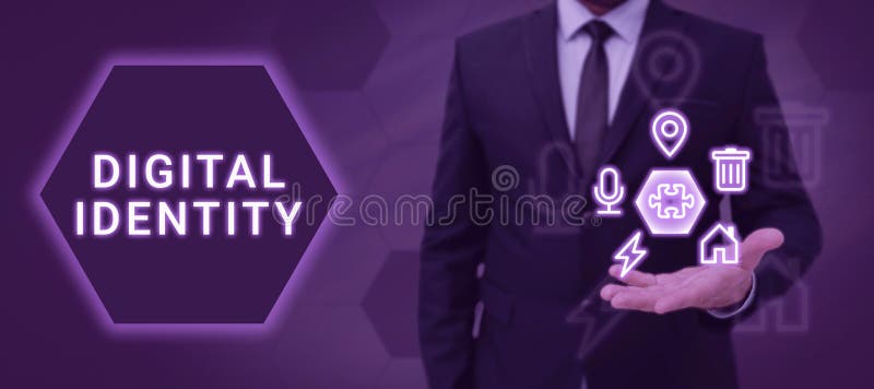 Handwriting Text Digital Identityinformation on Entity Used by Computer ...