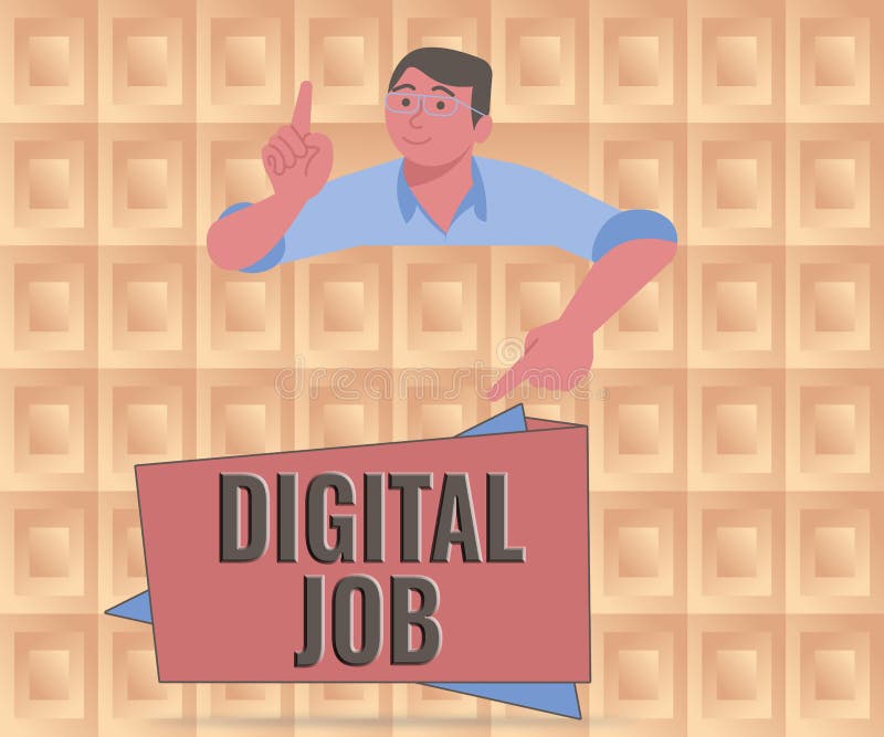 Handwriting Text Digital Job. Business Overview Get Paid Task Done ...