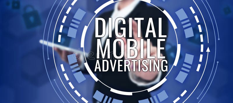 Handwriting Text Digital Mobile Advertising. Business Overview ...