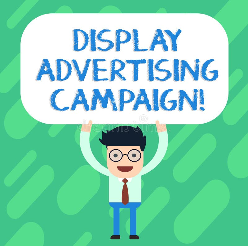 Handwriting Text Display Advertising Campaign. Concept Meaning Conveys ...