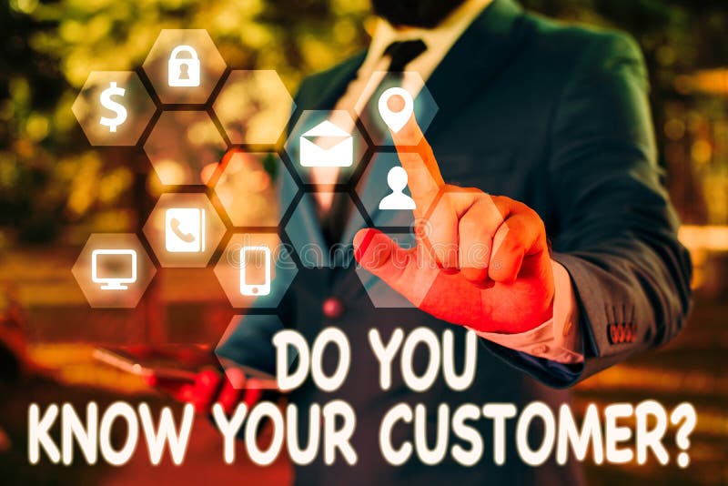 Handwriting Text Do You Know Your Customer Question. Concept Meaning ...