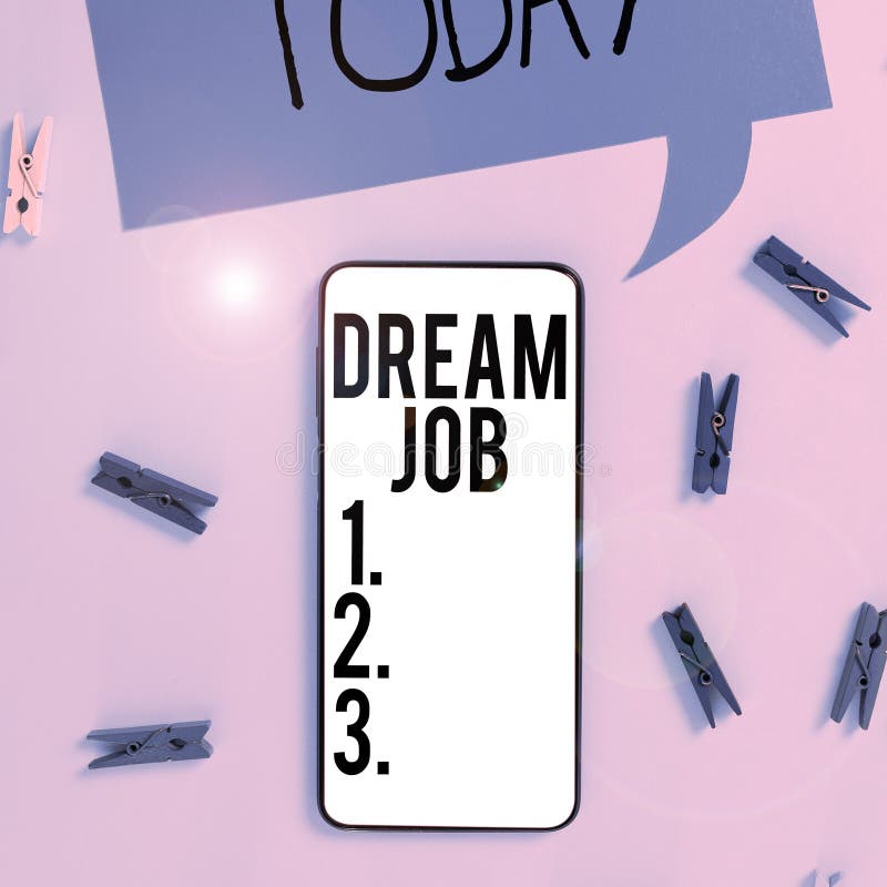 Handwriting Text Dream Job. Business Idea an Act that is Paid of by ... Handwriting Text Dream Job. Business Idea an Act that is Paid of by ...