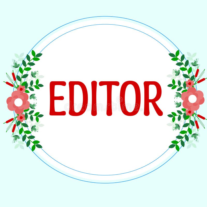 Handwriting Text Editor. Internet Concept Person Who is in Charge of ...