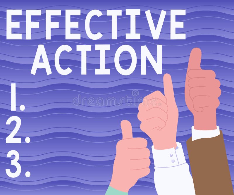 Handwriting Text Effective Action. Word for Measure How Subscribers ...