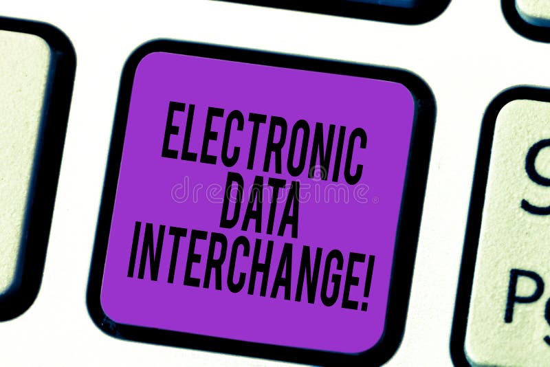 Handwriting Text Electronic Data Interchange. Concept Meaning Transfer ...
