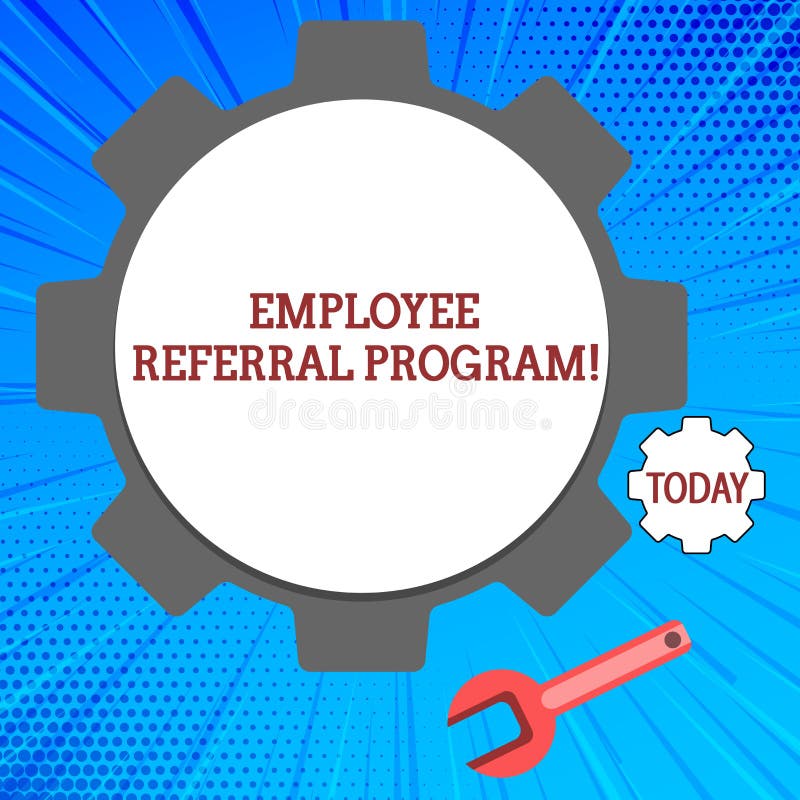 Handwriting Text Employee Referral Program. Concept Meaning Internal ...