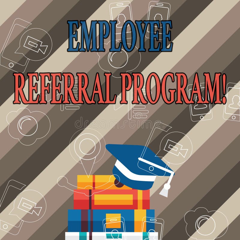 Handwriting Text Employee Referral Program. Concept Meaning Internal ...