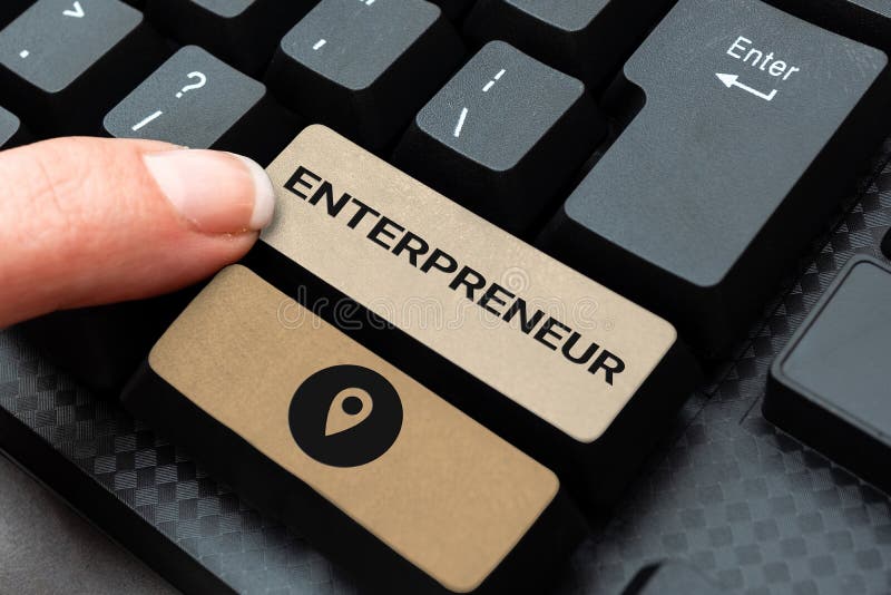 Text Showing Inspiration Entrepreneur. Word Written on Enterprise ...