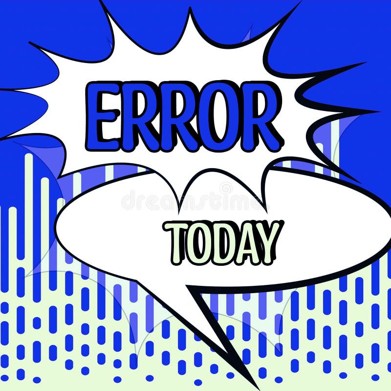 Hand Writing Sign Error. Internet Concept Failure or in Deviation from ...