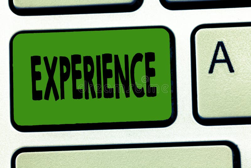 Handwriting Text Experience. Concept Meaning Practical Knowledge Skill ...