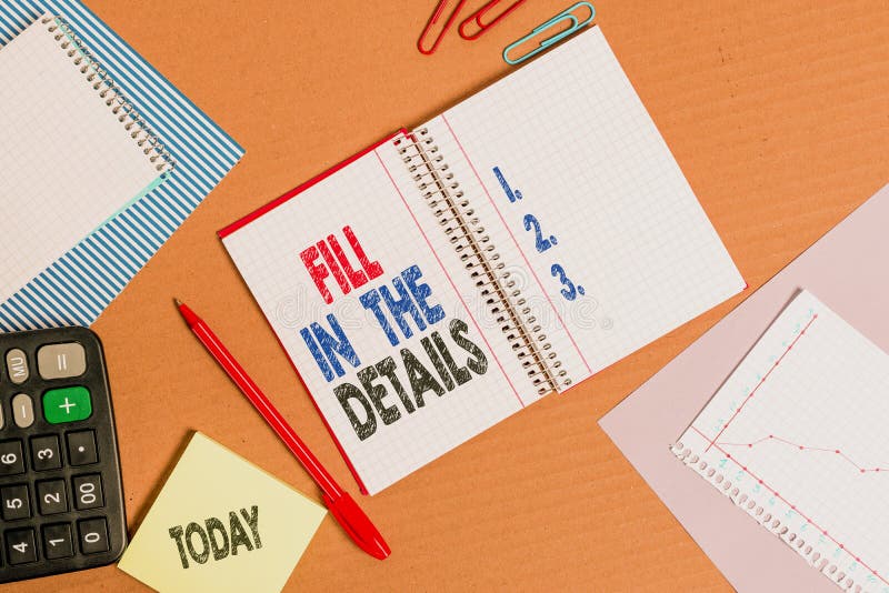 Handwriting Text Fill in the Details. Concept Meaning Add Information ...