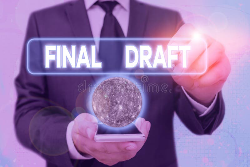 Handwriting Text Final Draft. Concept Meaning Final Version of ...