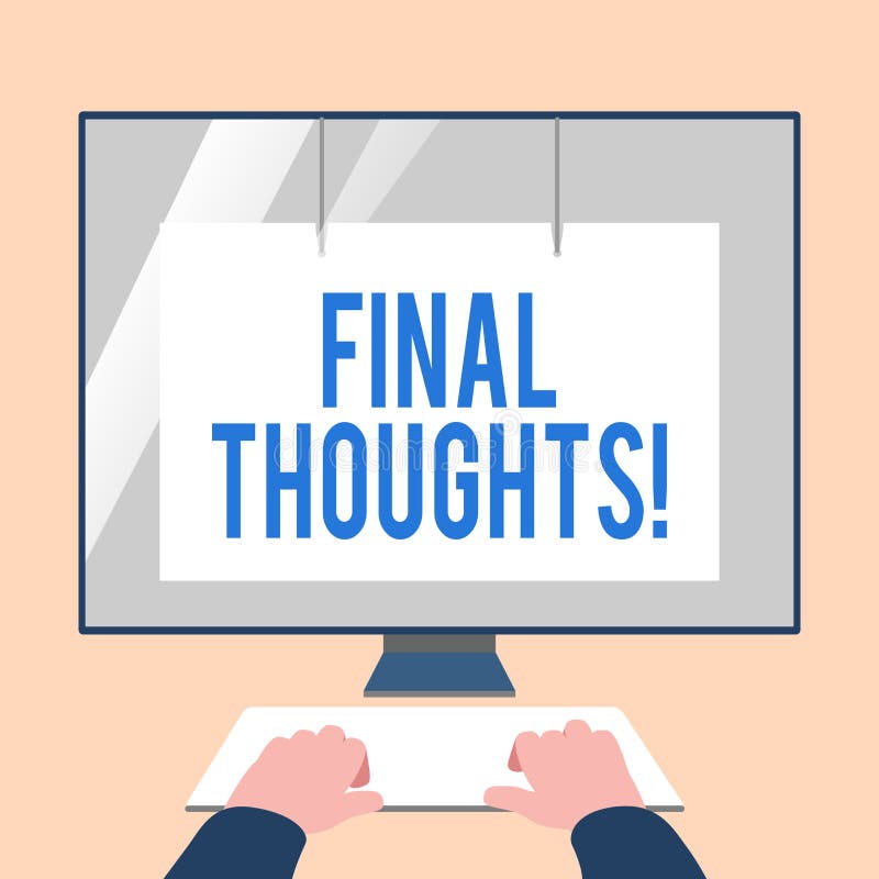 Final Thoughts Stock Illustrations – 251 Final Thoughts Stock ...
