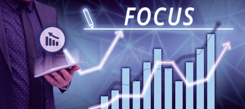 Handwriting Text Focus. Word Written on State Quality of Having or ...