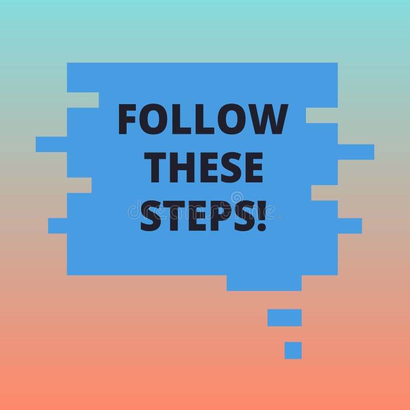 Handwriting Text Follow these Steps. Concept Meaning Go through Action ...