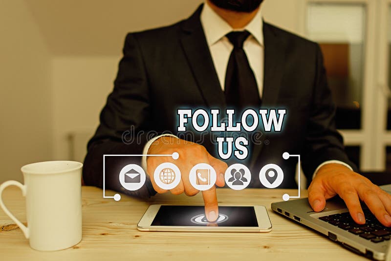 Handwriting Text Follow Us. Concept Meaning To Invite a Demonstrating ... Handwriting Text Follow Us. Concept Meaning To Invite a Demonstrating ...