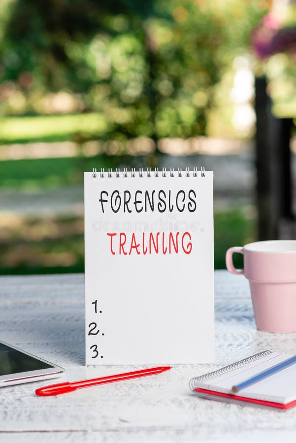 Handwriting Text Forensics Training. Concept Meaning Scientific Methods ...