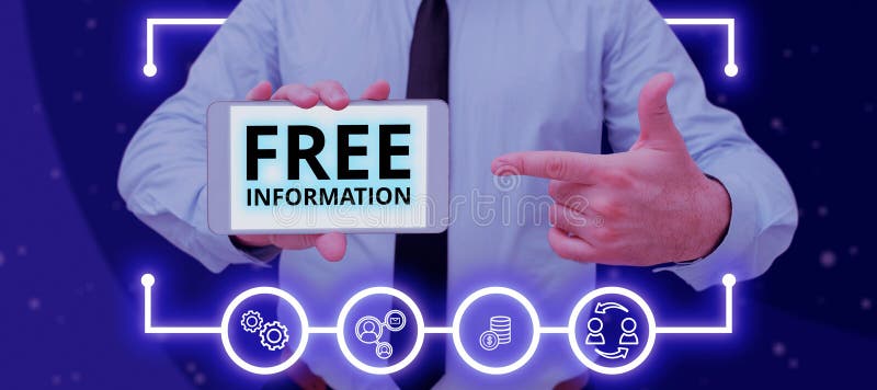 Inspiration Showing Sign Free Information. Business Showcase Knowledge ...