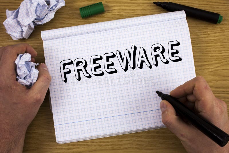 Handwriting Text Freeware. Concept Meaning Software Application that is ...