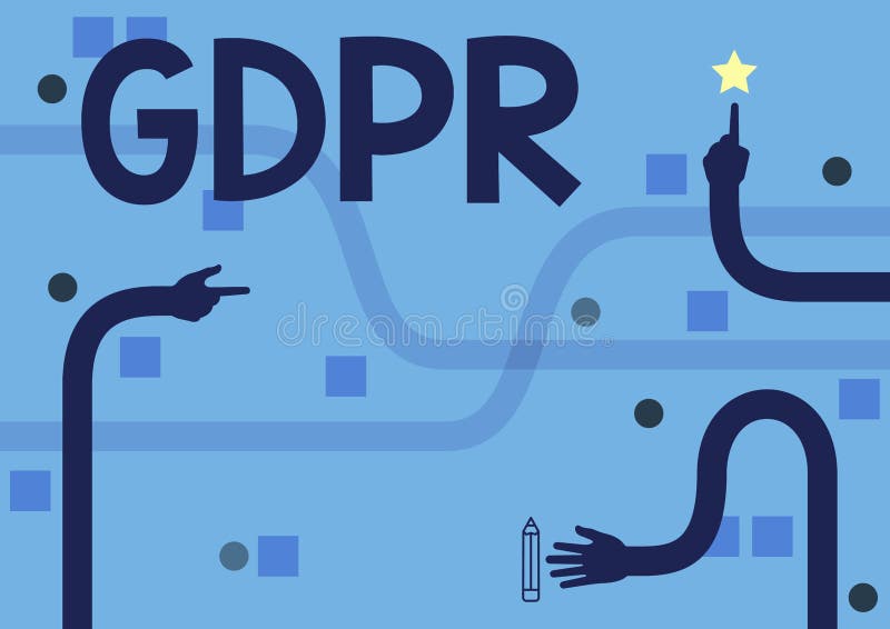 Handwriting Text Gdpr. Word for Regulation that Protect the Personal ...