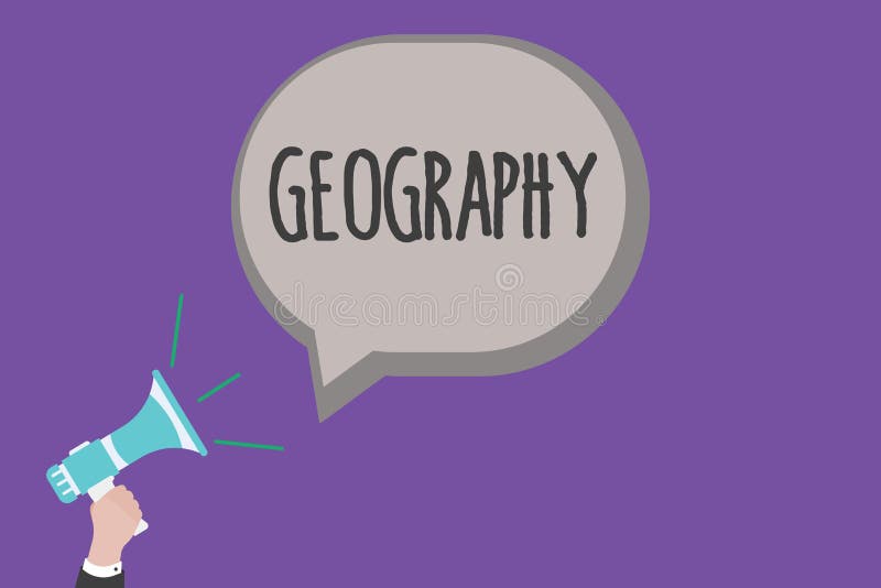 Handwriting Text Geography. Concept Meaning Study of Physical Features ...