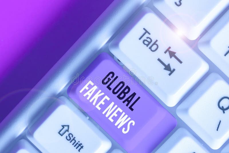 Handwriting Text Global Fake News. Concept Meaning False Information ... Handwriting Text Global Fake News. Concept Meaning False Information ...