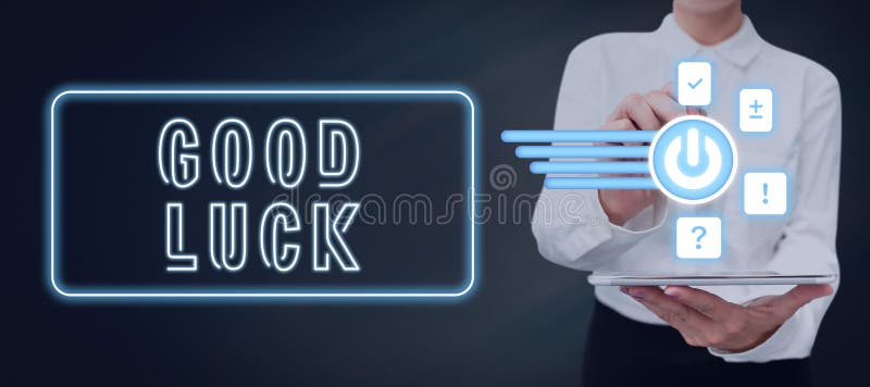 Handwriting Text Good Luck. Concept Meaning a Positive Fortune or a ... Handwriting Text Good Luck. Concept Meaning a Positive Fortune or a ...