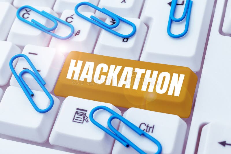 Handwriting Text Hackathon. Business Showcase Event Where Large Number ... Handwriting Text Hackathon. Business Showcase Event Where Large Number ...
