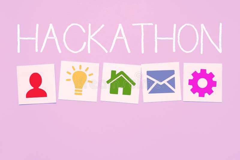 Handwriting Text Hackathon. Conceptual Photo Event Where Large Number ... Handwriting Text Hackathon. Conceptual Photo Event Where Large Number ...
