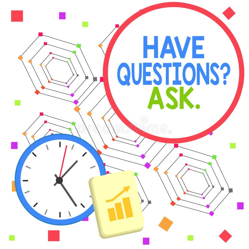 Handwriting Text Have Questions Question Ask. Concept Meaning Asking ...