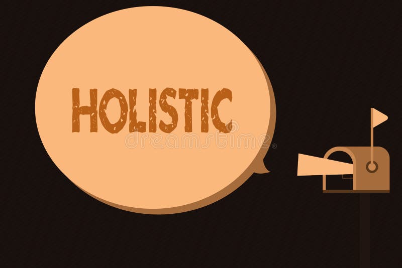 Handwriting Text Holistic. Concept Meaning Characterized Belief that ...