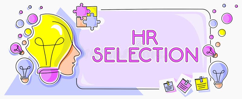 Handwriting Text Hr Selection. Concept Meaning Process and Approached ...