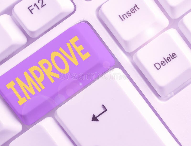 Handwriting Text Improve. Concept Meaning Make Become Better ...