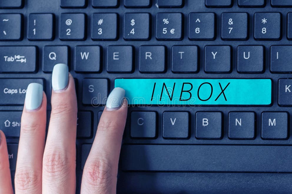 Writing Displaying Text Inbox. Business Idea Electronic Folder in Which ...