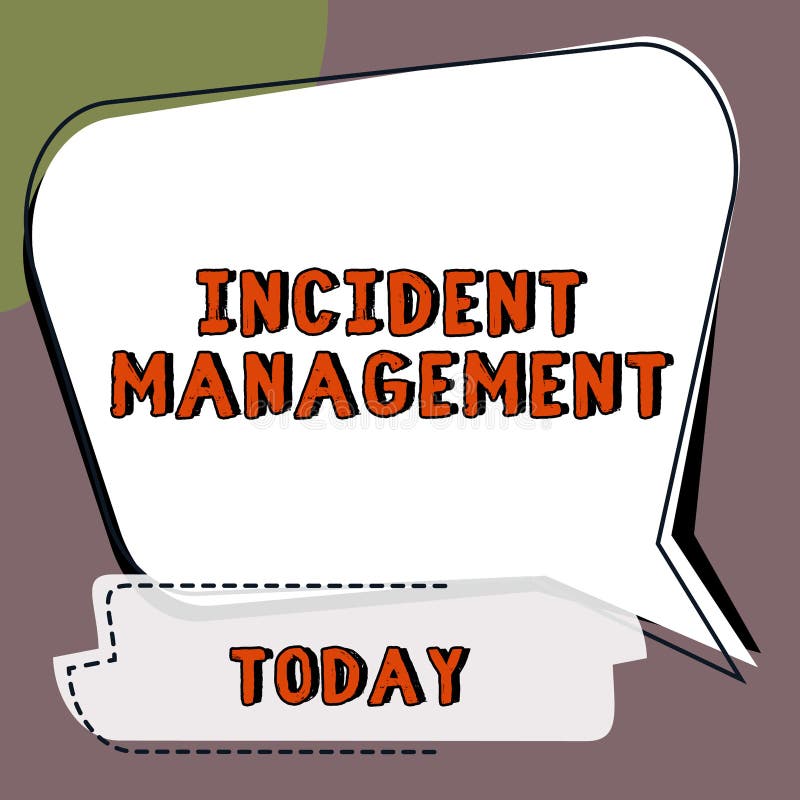 Handwriting Text Incident Management. Business Showcase Process To ... Handwriting Text Incident Management. Business Showcase Process To ...