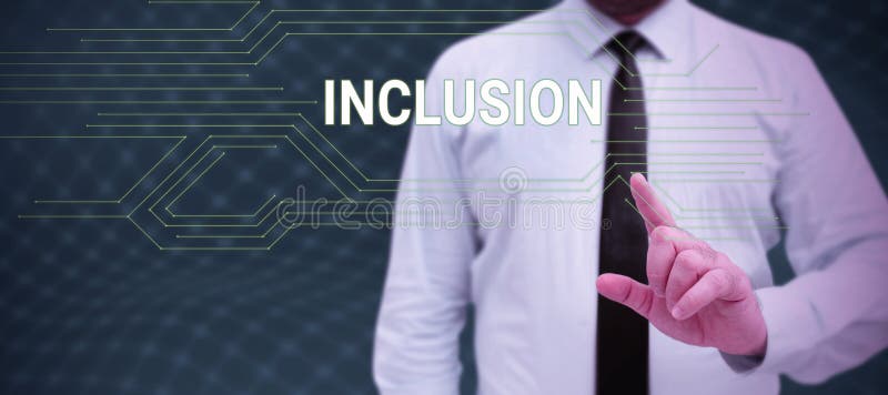 Hand Writing Sign Inclusion. Business Idea Action State Including of ... Hand Writing Sign Inclusion. Business Idea Action State Including of ...