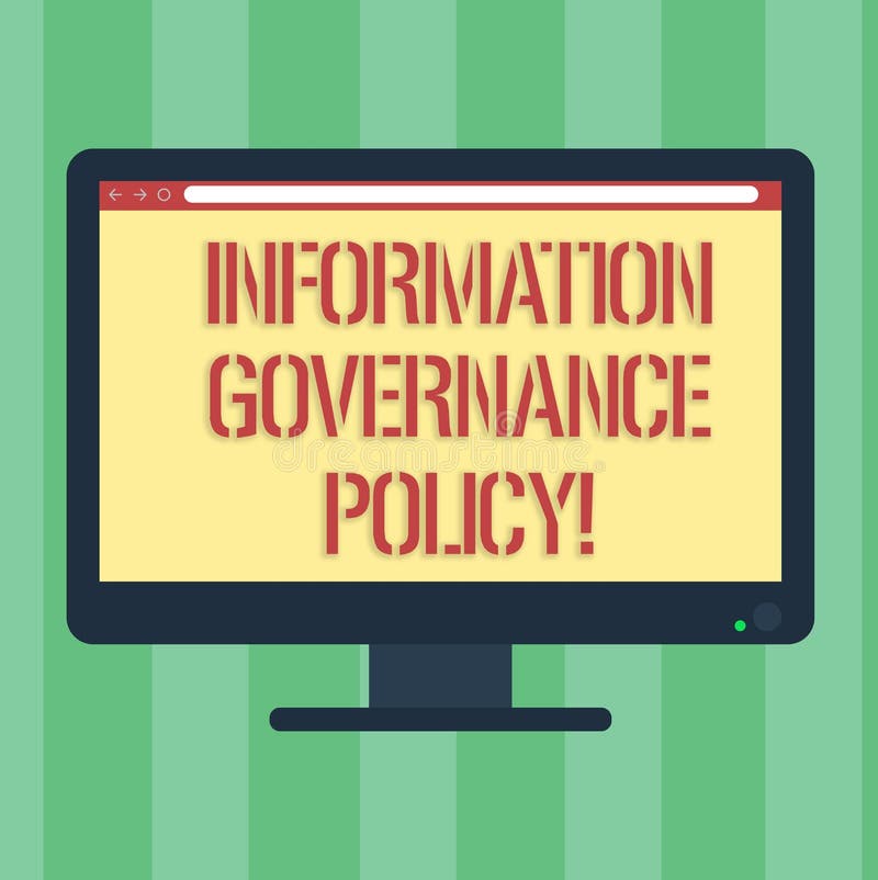 Handwriting Text Information Governance Policy. Concept Meaning ...
