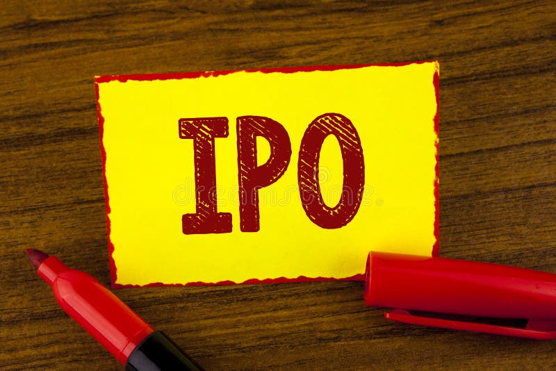 Handwriting Text Ipo. Concept Meaning Initial Public Offering First ... Handwriting Text Ipo. Concept Meaning Initial Public Offering First ...