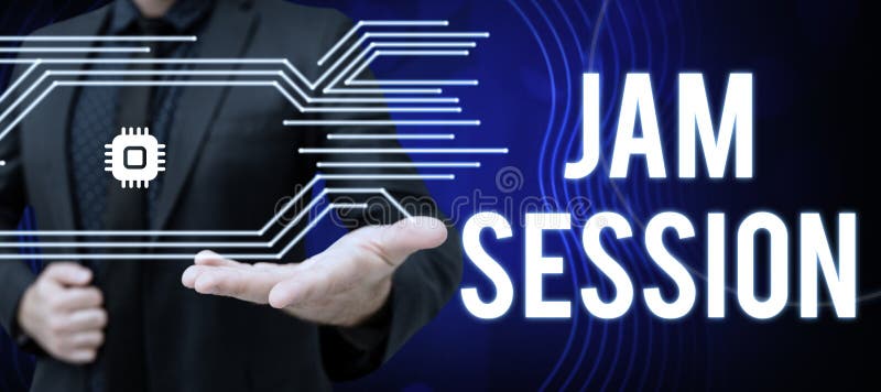 Handwriting Text Jam Session. Internet Concept Impromptu Performance by ...