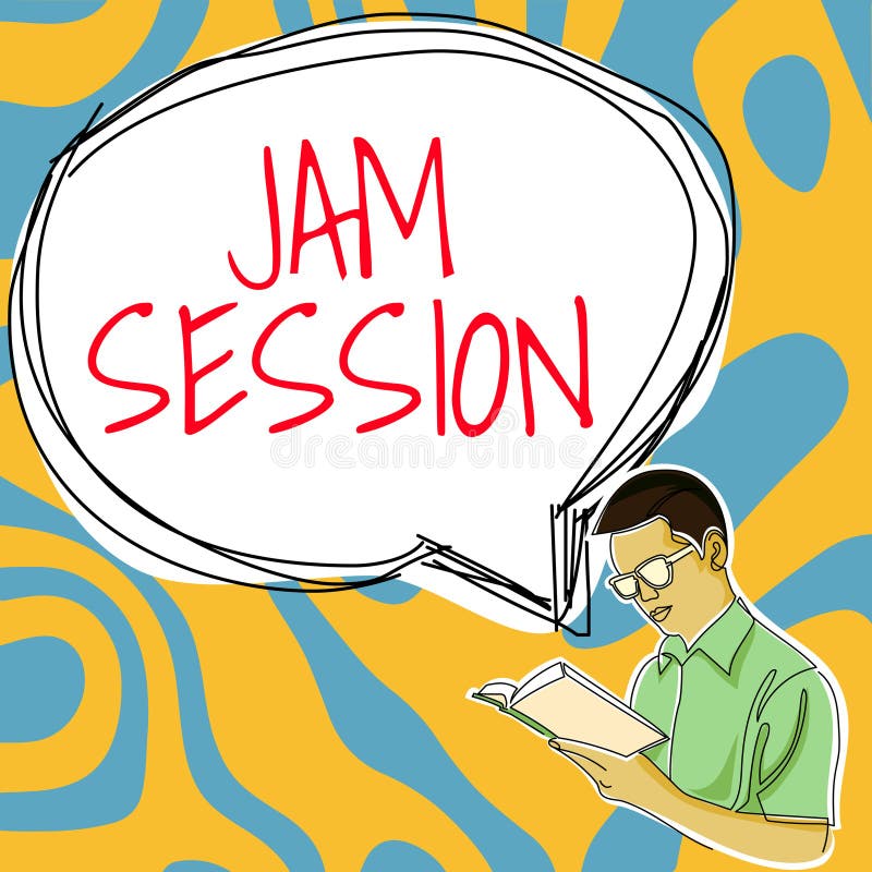Text Sign Showing Jam Session. Business Approach Impromptu Performance ... Text Sign Showing Jam Session. Business Approach Impromptu Performance ...