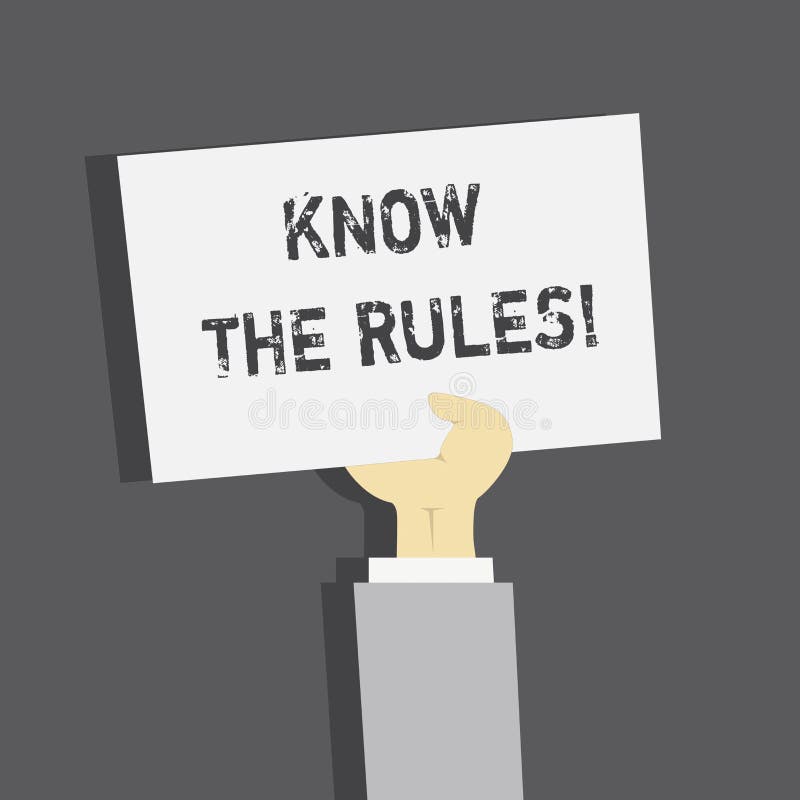 Handwriting Text Know the Rules. Concept Meaning Learn the Accepted ...