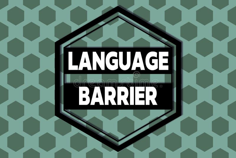 Language Barrier Translation Interpret Message Meaning Words Stock ... Language Barrier Translation Interpret Message Meaning Words Stock ...