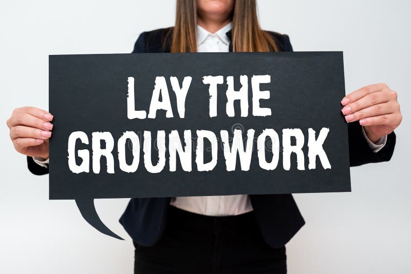 Handwriting Text Lay the GroundworkPreparing the Basics or Foundation ...