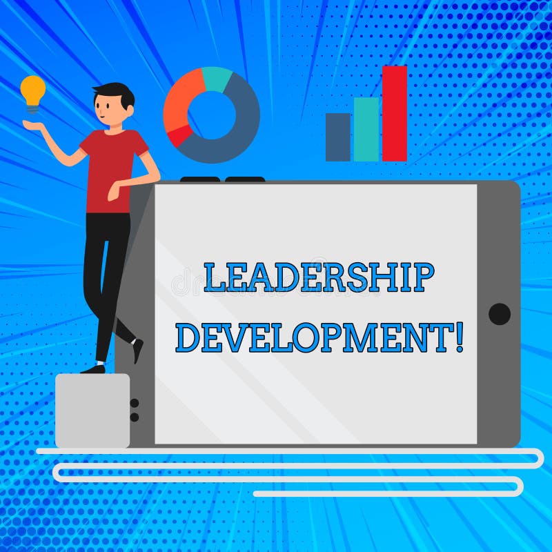 Handwriting Text Leadership Development. Concept Meaning Program that ...